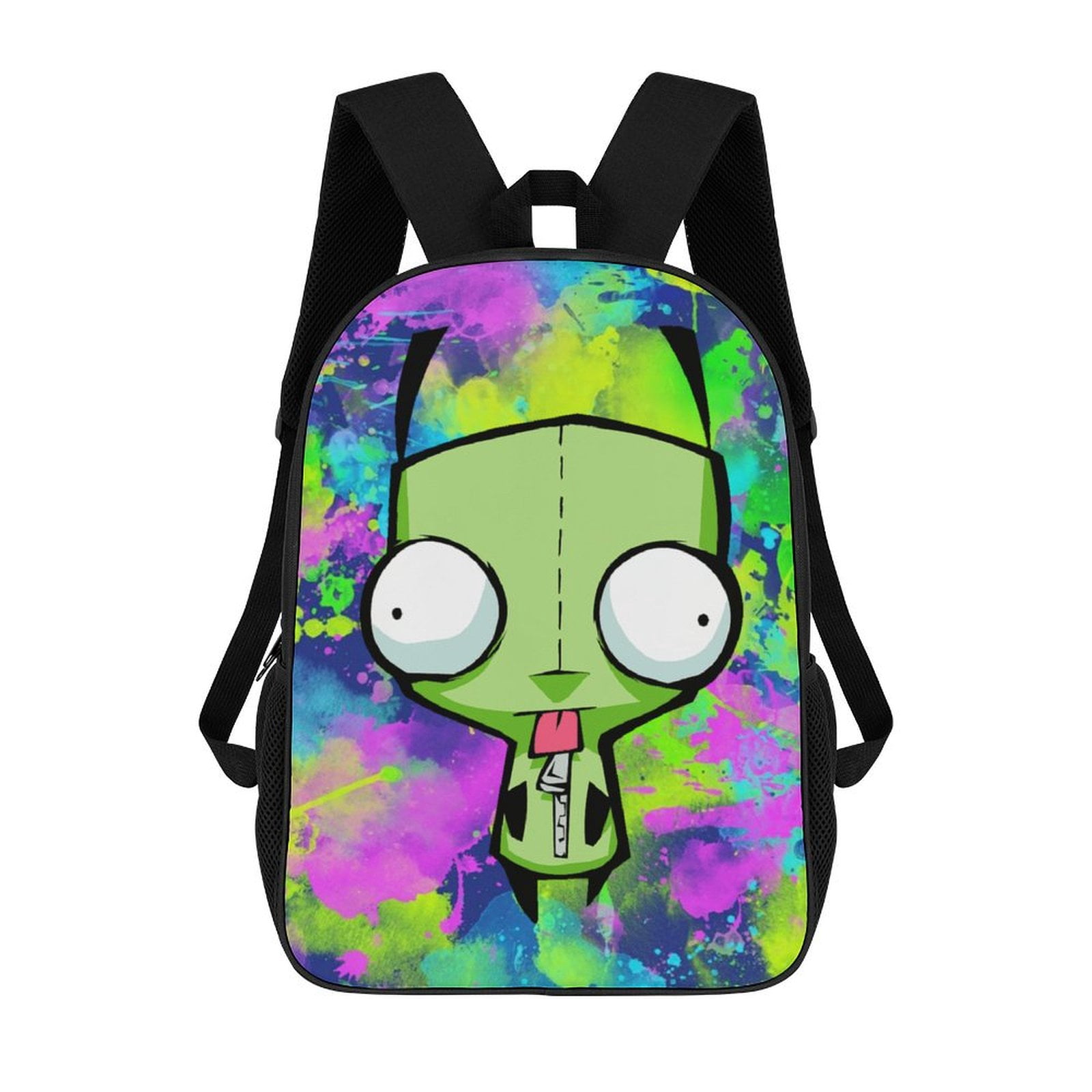 Alien Invader Zim School Bag Laptop Backpack Casual Shoulders Daypack ...