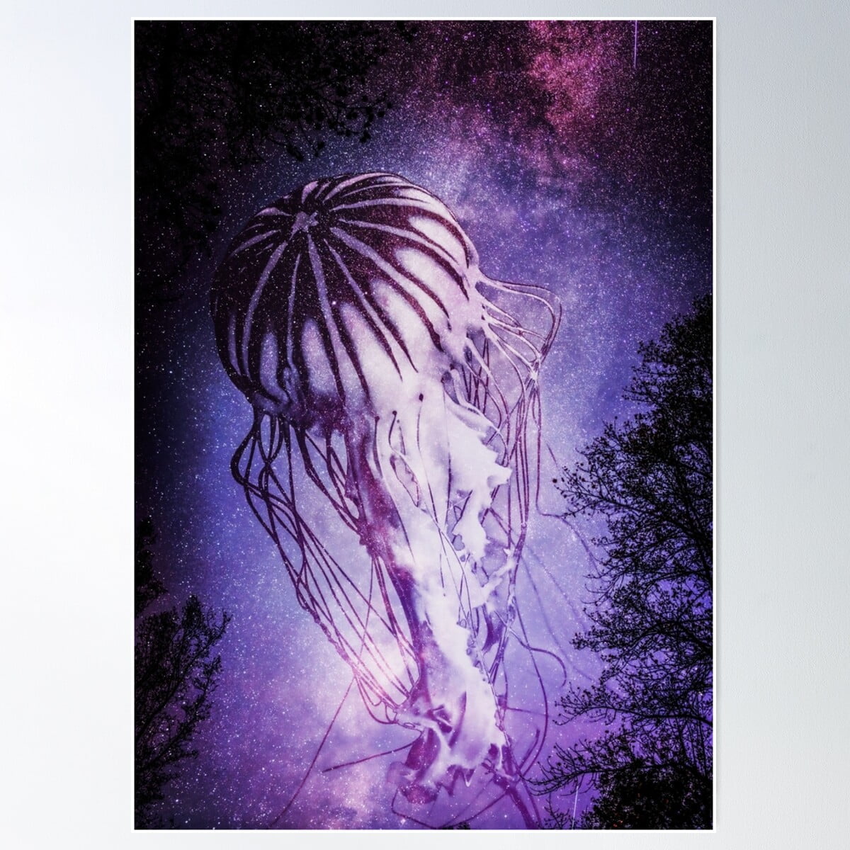 Alien Invasion Poster Wall Art, Modern Wall Decor For Living Room ...