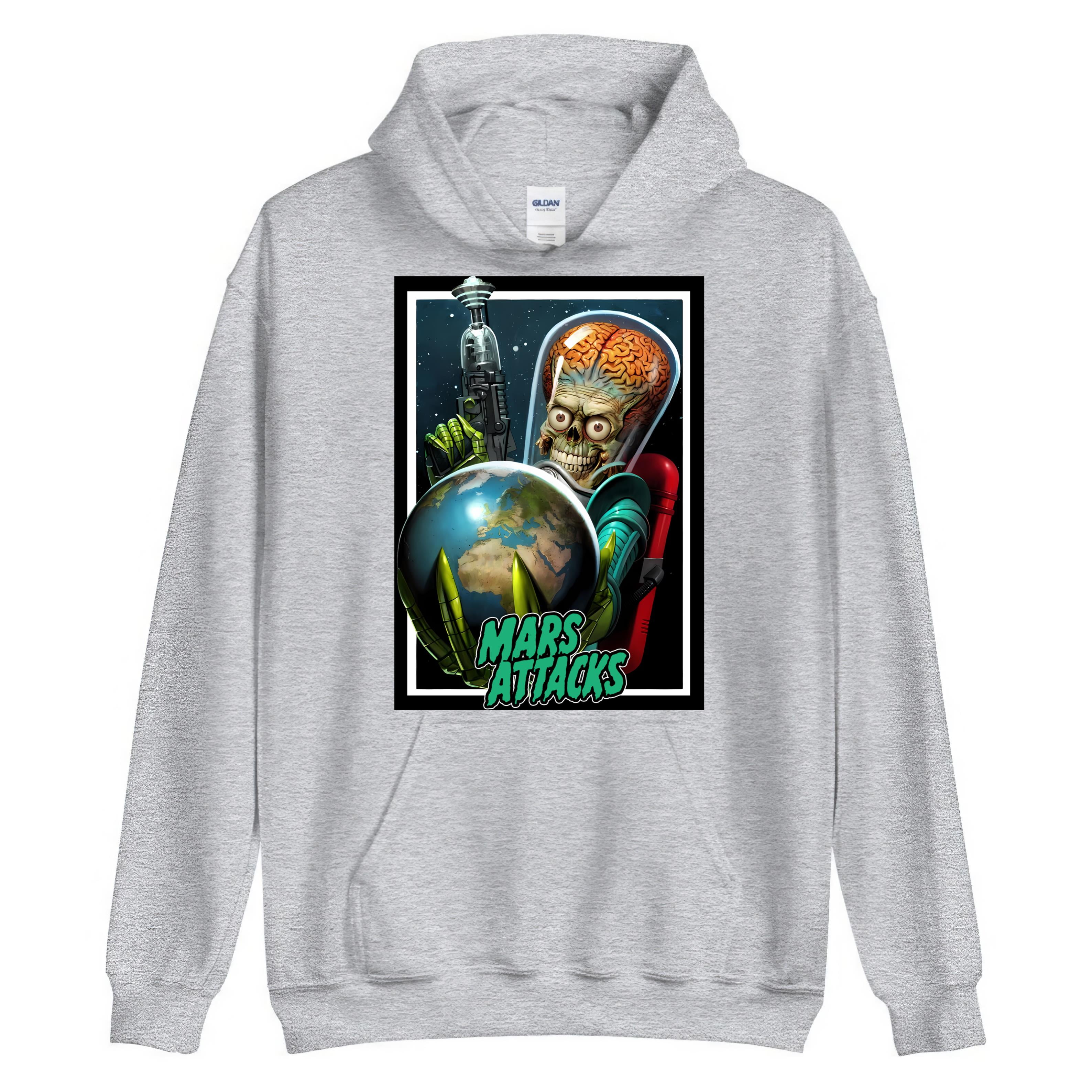 Alien Invasion Retro Movie T-Shirt, 90s Cool Funny Sci-Fi Tee S-3XL ...