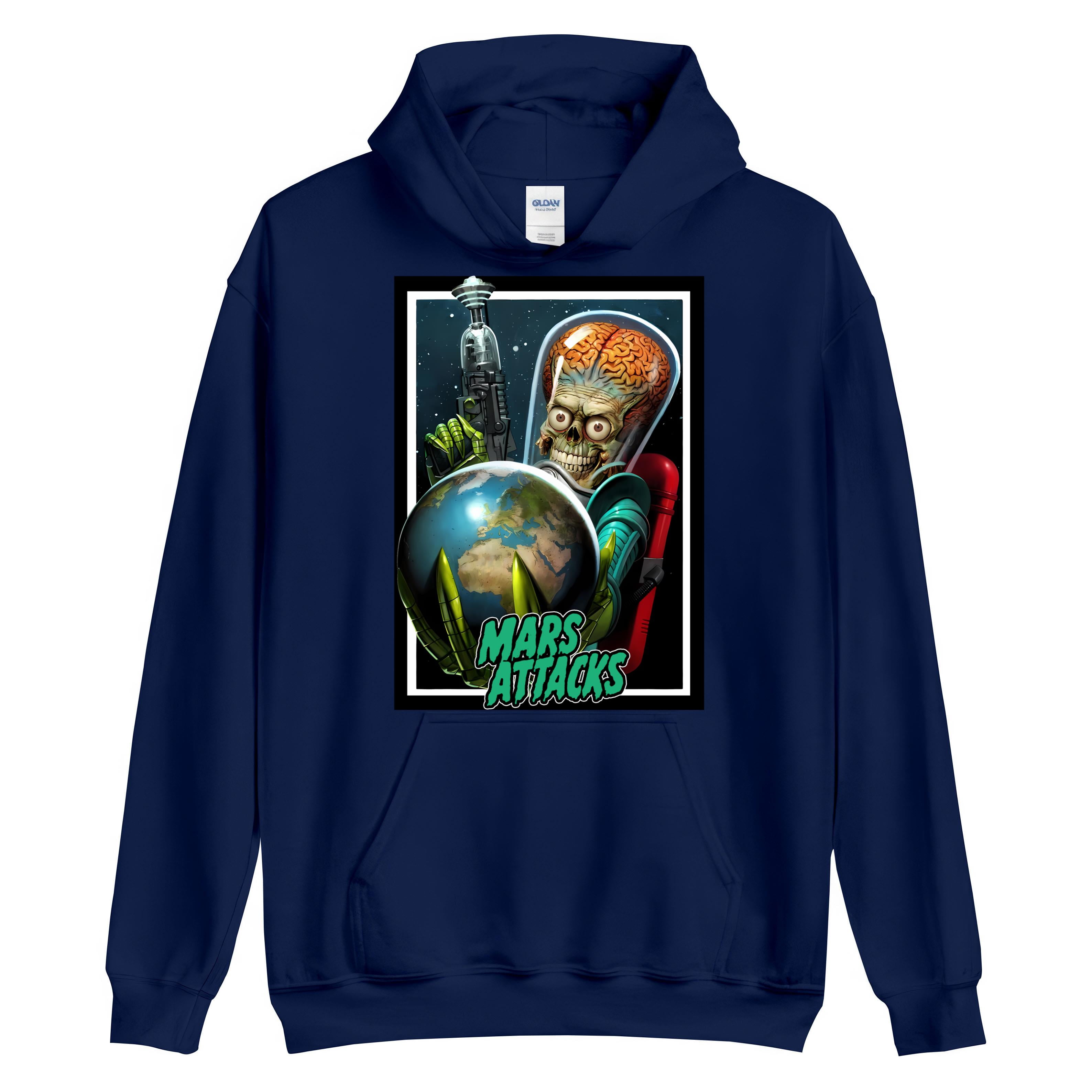 Alien Invasion Retro Movie T-Shirt, 90s Cool Funny Sci-Fi Tee S-3XL ...