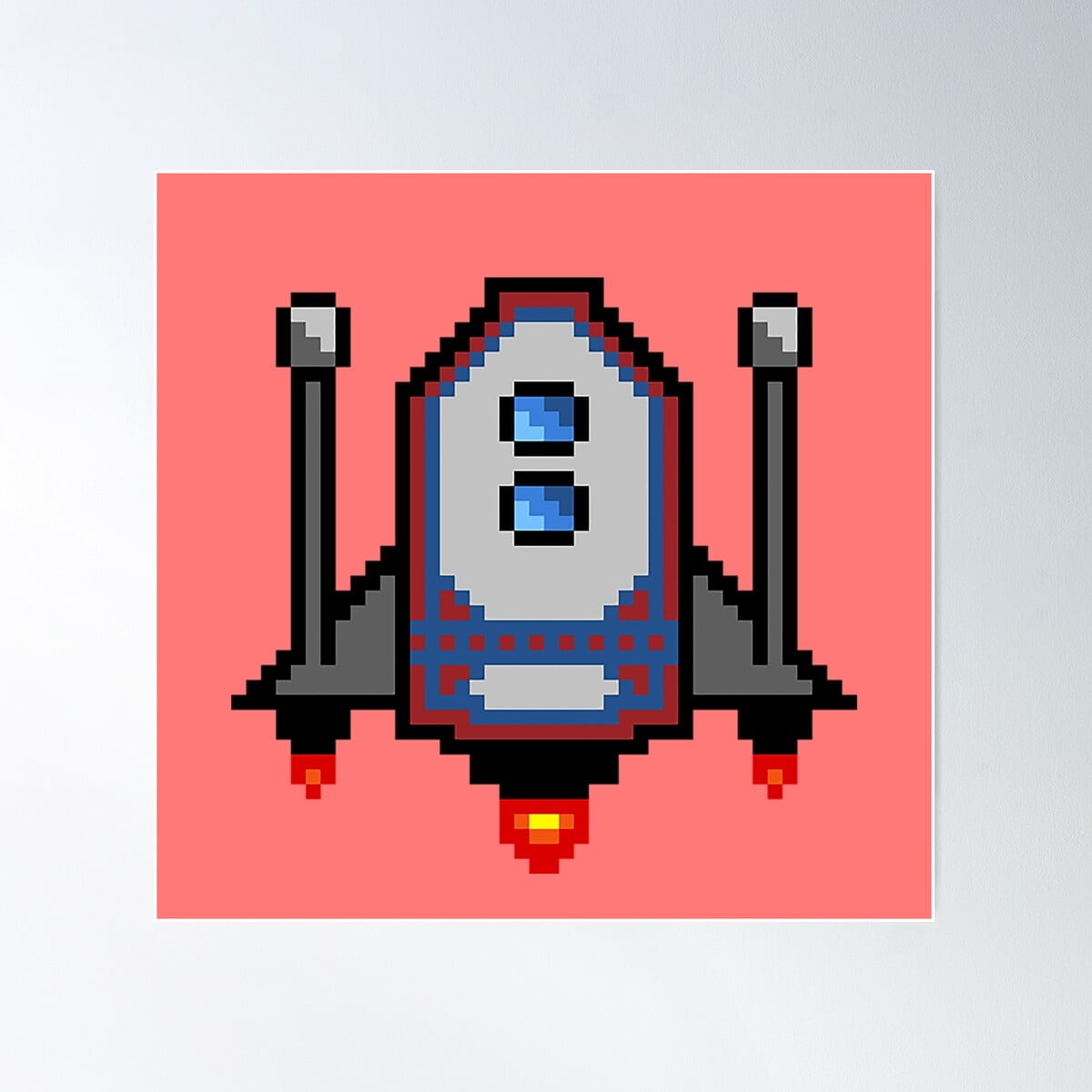 Alien Invasion T Shirt Poster Wall Art, Modern Wall Decor For Living ...