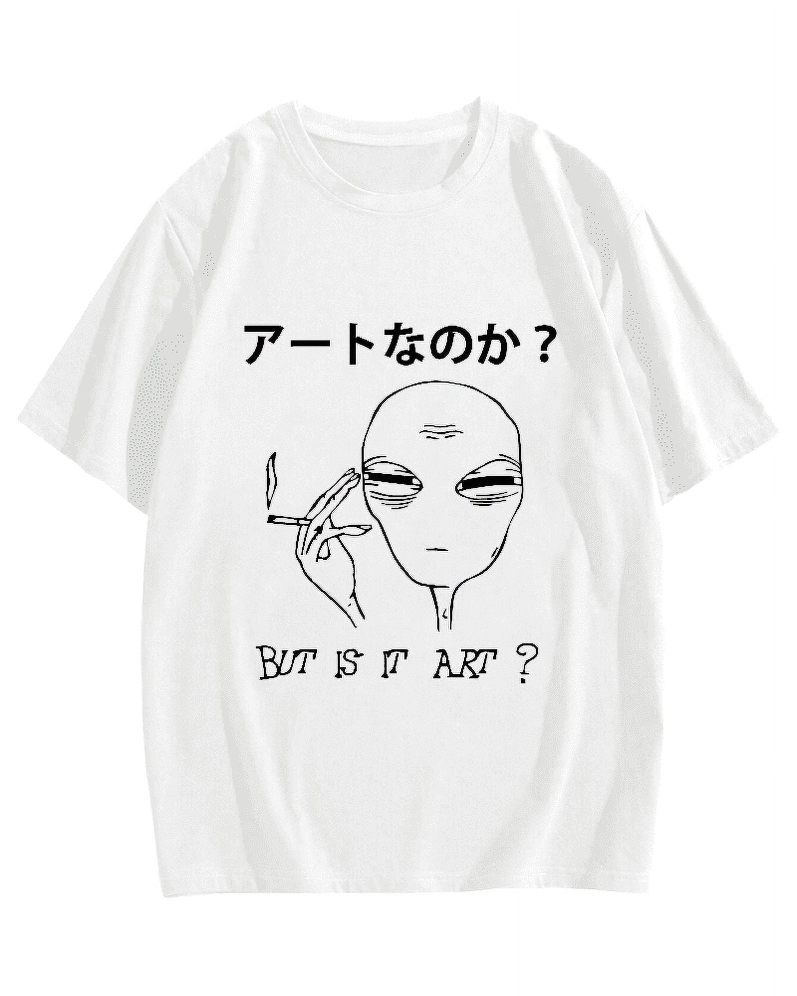 Alien Irony Funny Cotton casual T-shirt - Walmart.com