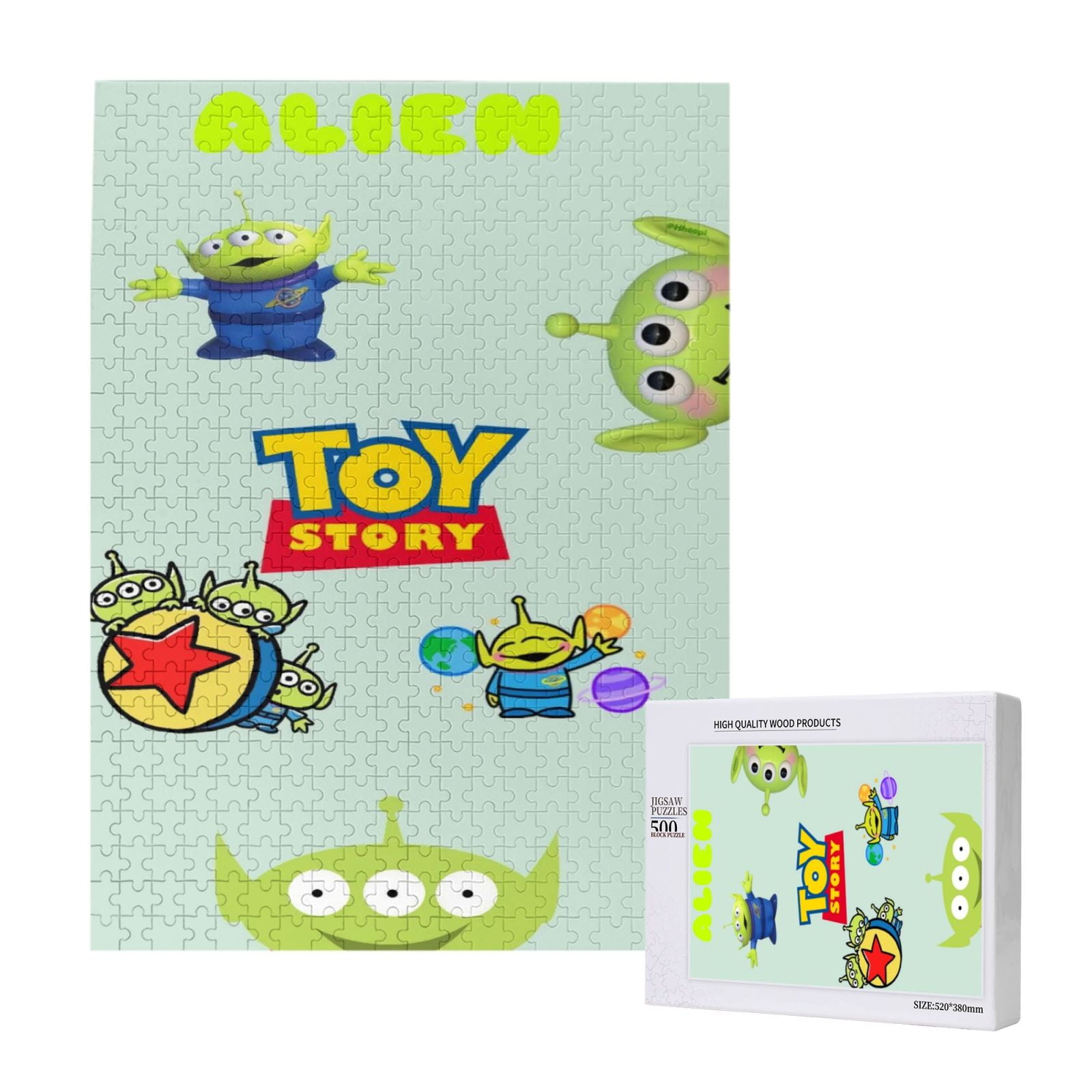 Alien Jigsaw Puzzles 1000 Pieces Colorful Challenging Family Puzzle ...