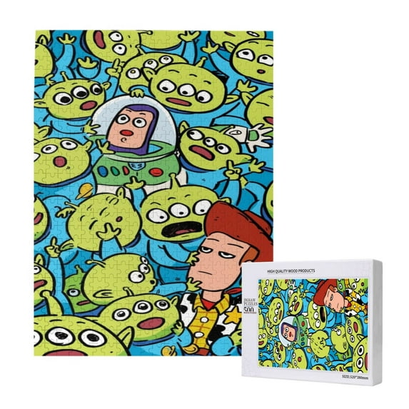Alien Jigsaw Puzzles 1000 Pieces Colorful Challenging Family Puzzle ...