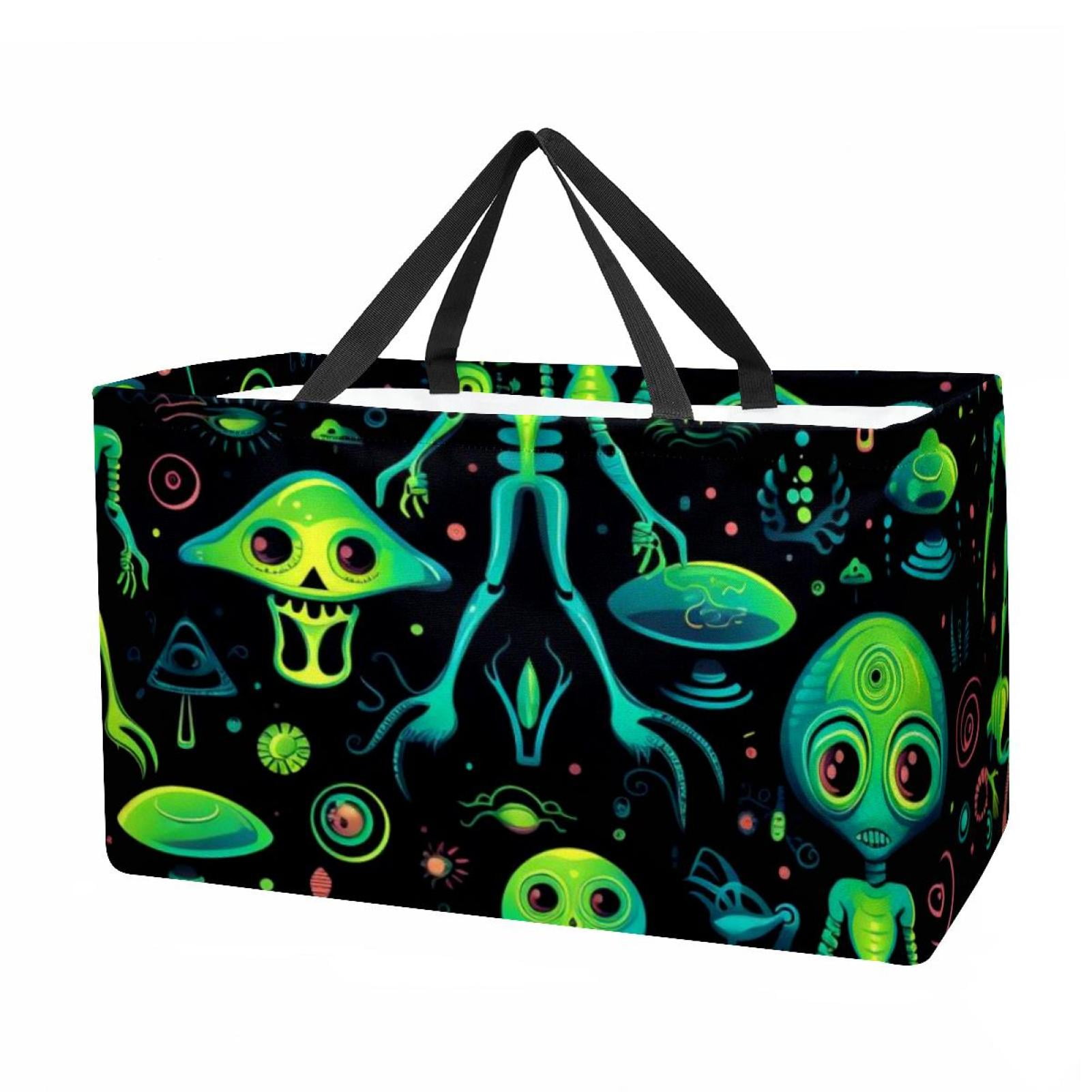 Alien Large Capacity Foldable Oxford Cloth Picnic Basket - Reusable ...