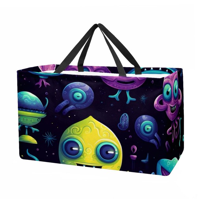 Alien Large Capacity, Foldable Reusable Tote Bag - Oxford Cloth Storage ...