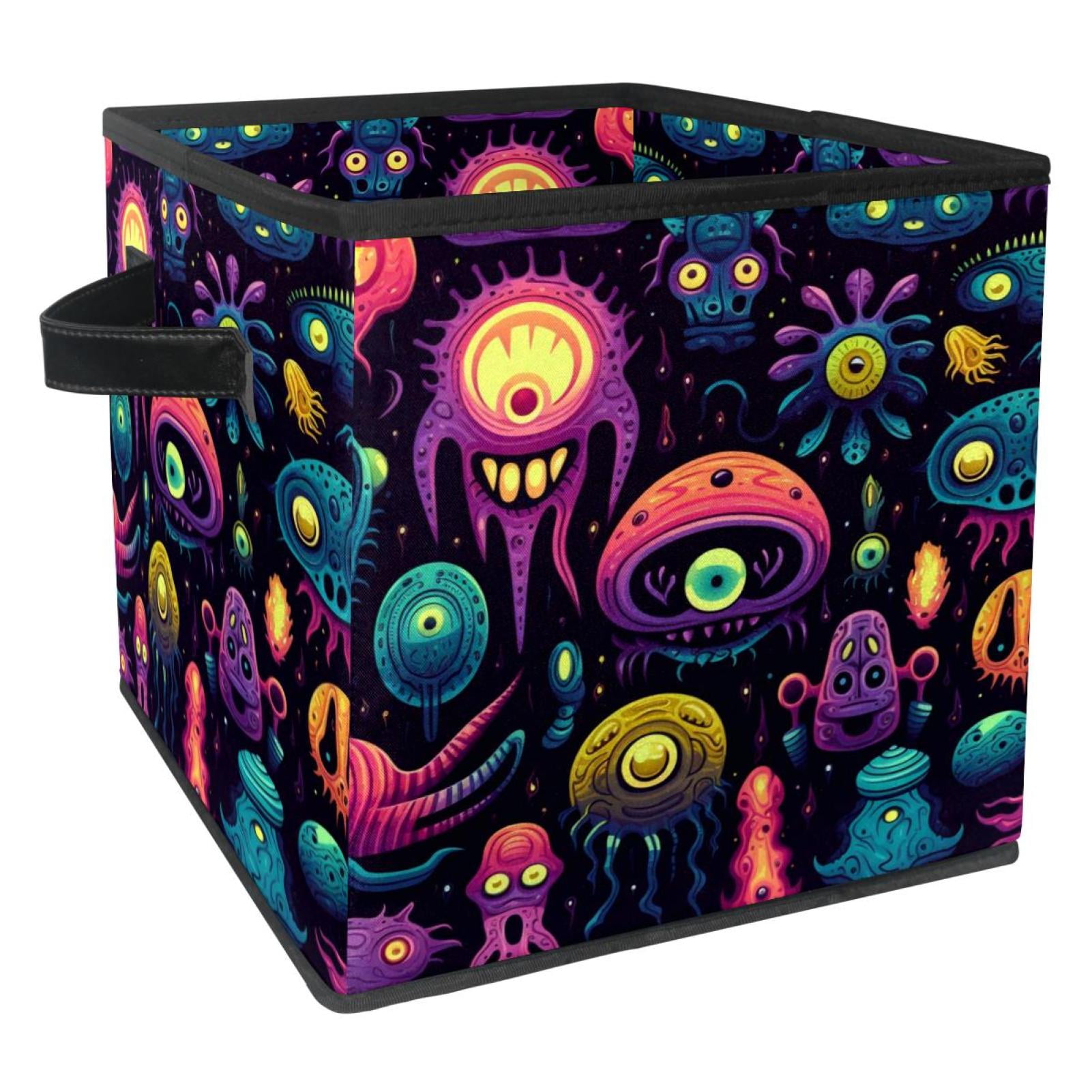 Alien Large Capacity Foldable Storage Bin Box Cubes with Handle, 10.8 ...