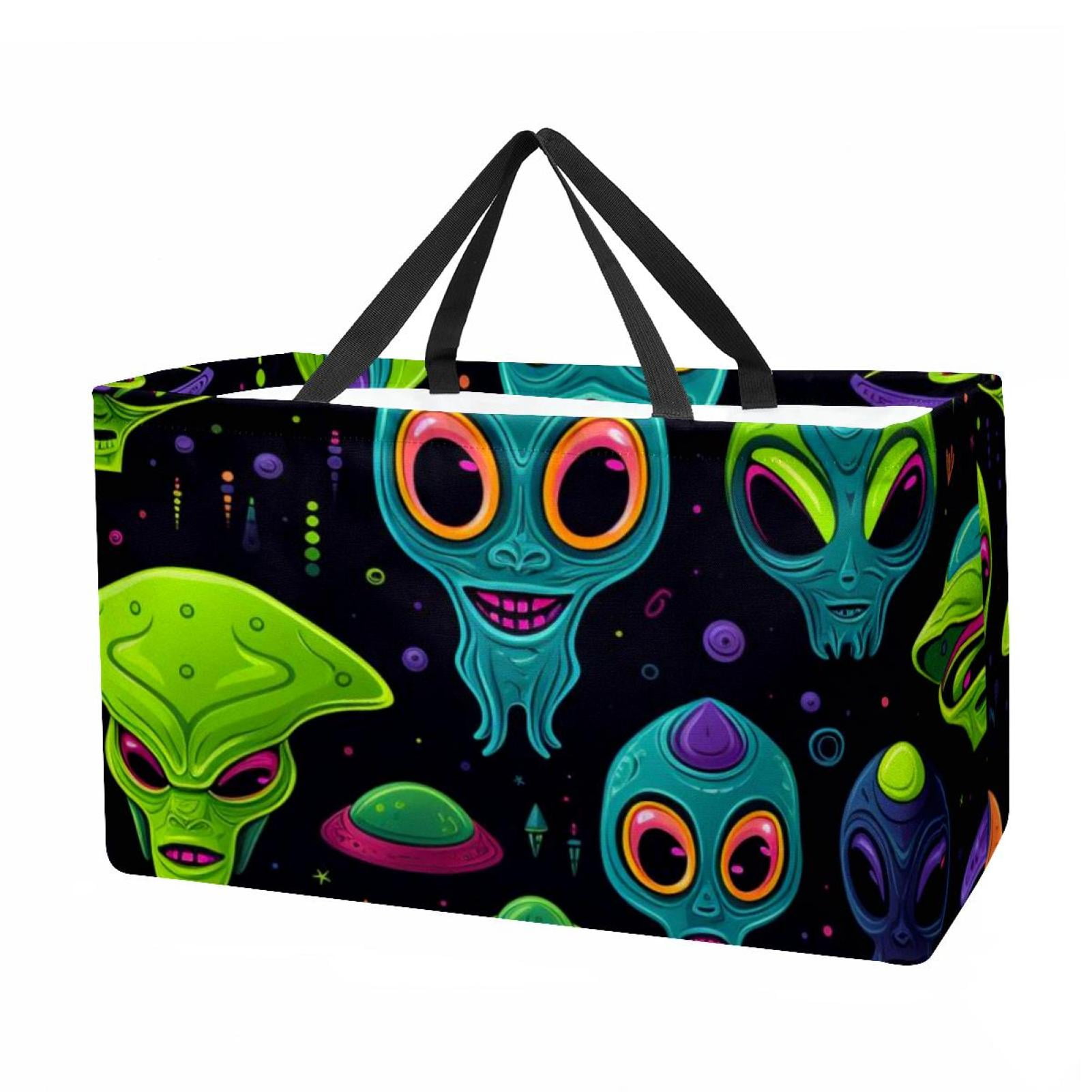Alien Large Capacity Reusable Foldable Laundry Bag & Picnic Basket ...
