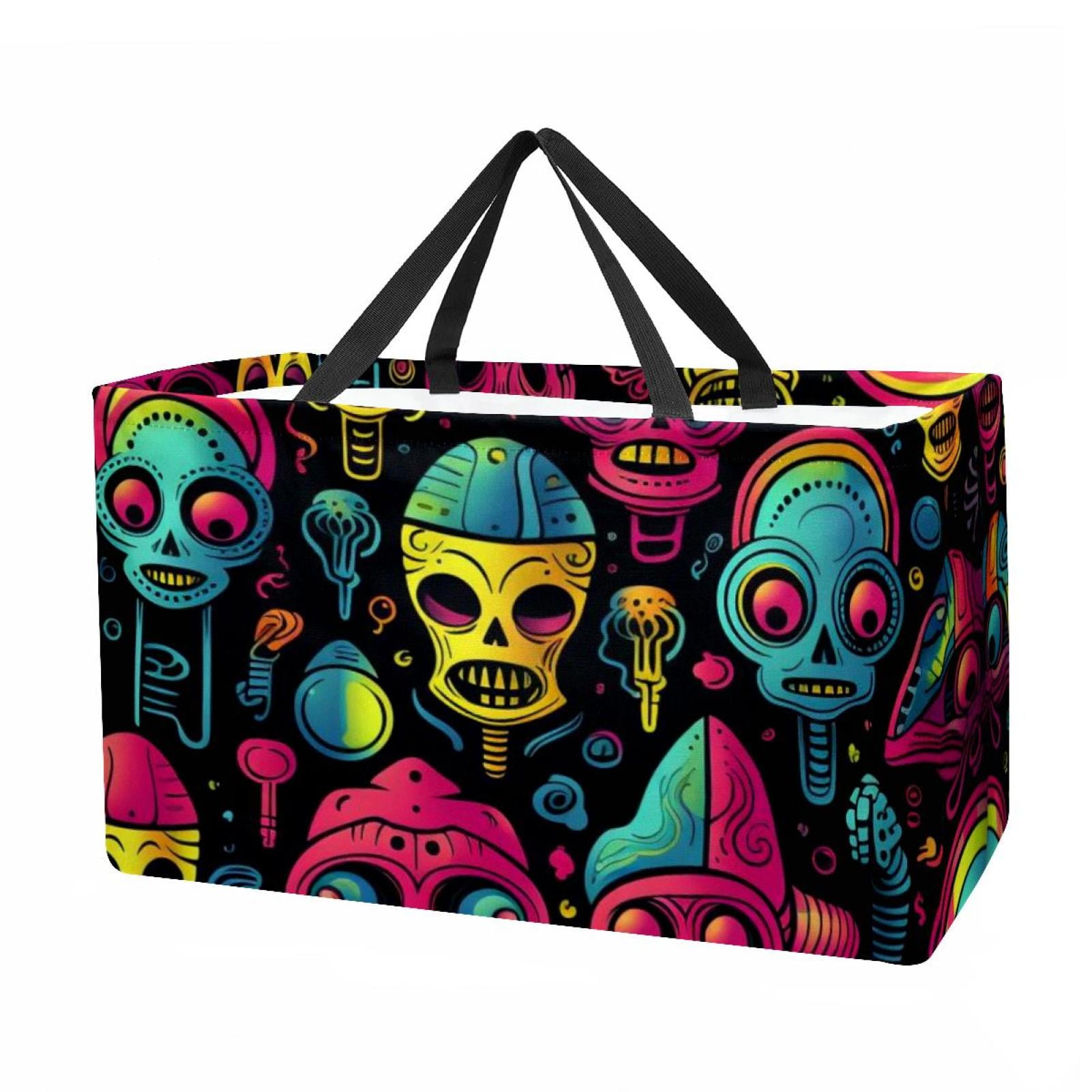 Alien Large Capacity Reusable Foldable Laundry Bag & Picnic Basket ...