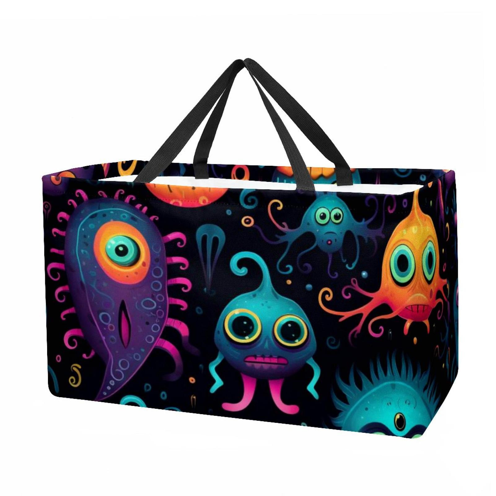 Alien Large Capacity Reusable Foldable Oxford Cloth Grocery Baskets ...