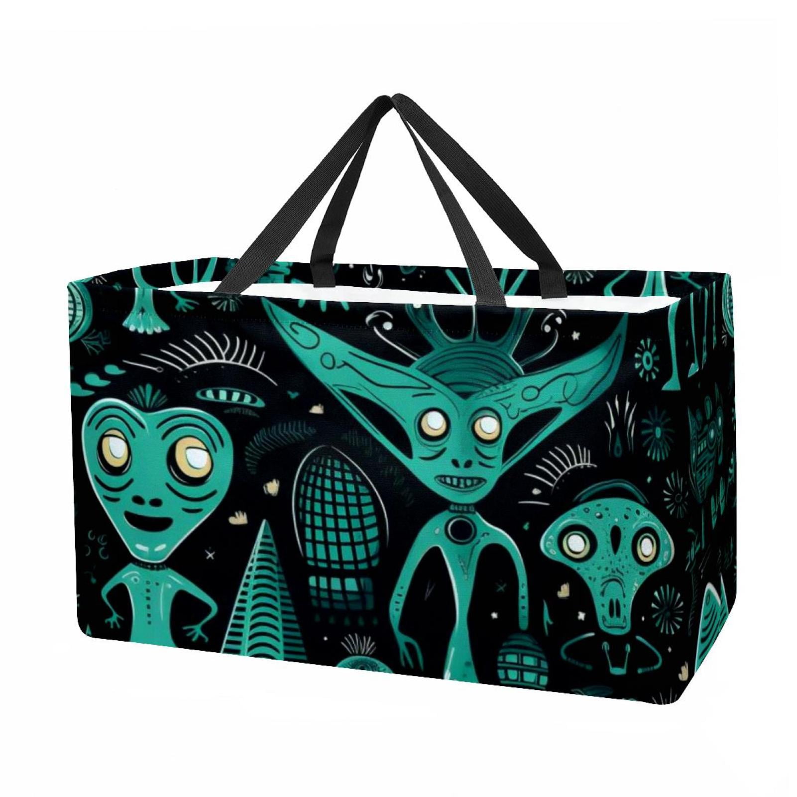Alien Large Capacity Reusable Foldable Oxford Cloth Picnic Basket ...