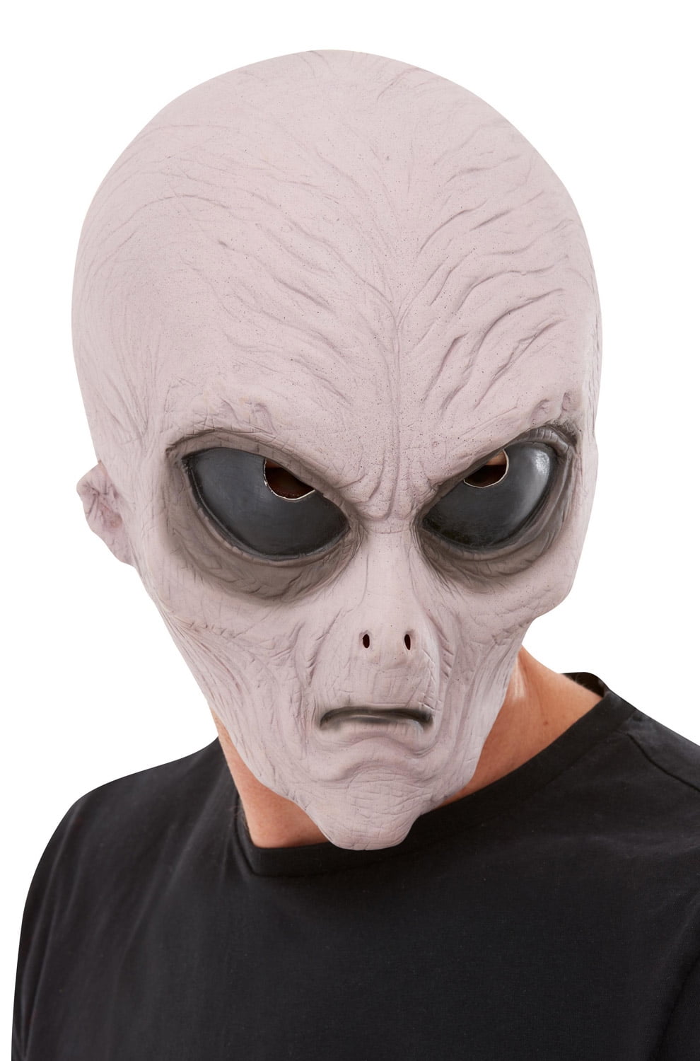 Alien Latex Mask Adult Purple Halloween Fancy Dress One Size Unisex ...