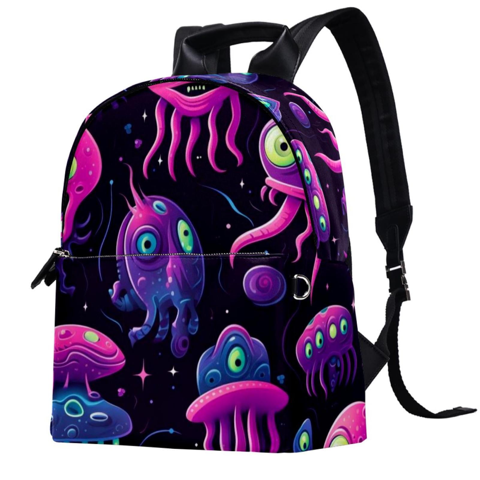 Alien Leather Gym Backpack for Men Women Teens | Large Capacity ...