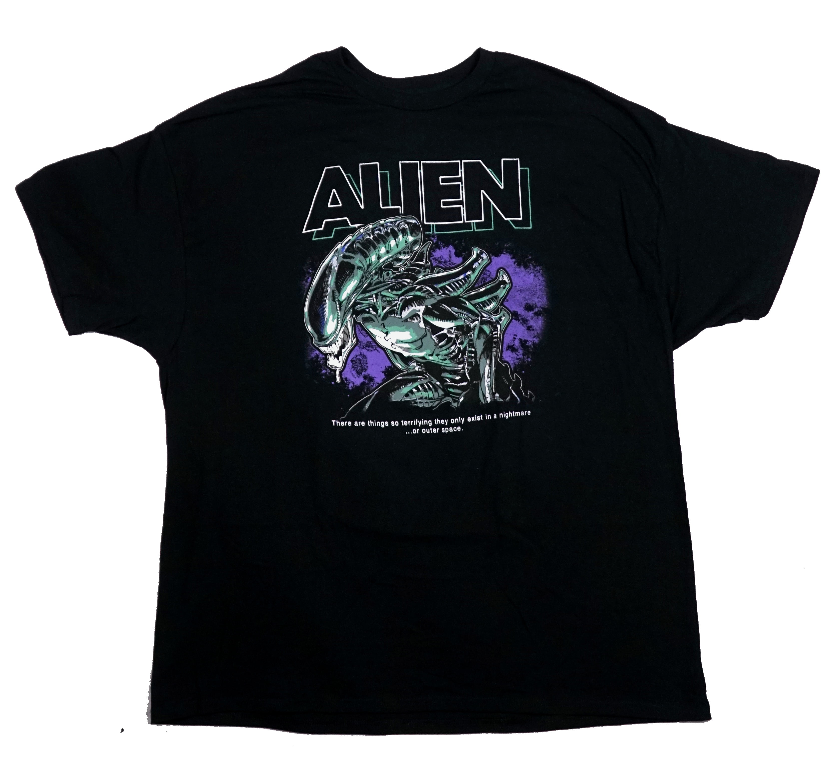 Alien Mens T-Shirt - Purple Teal There are things so terrifying... (X ...