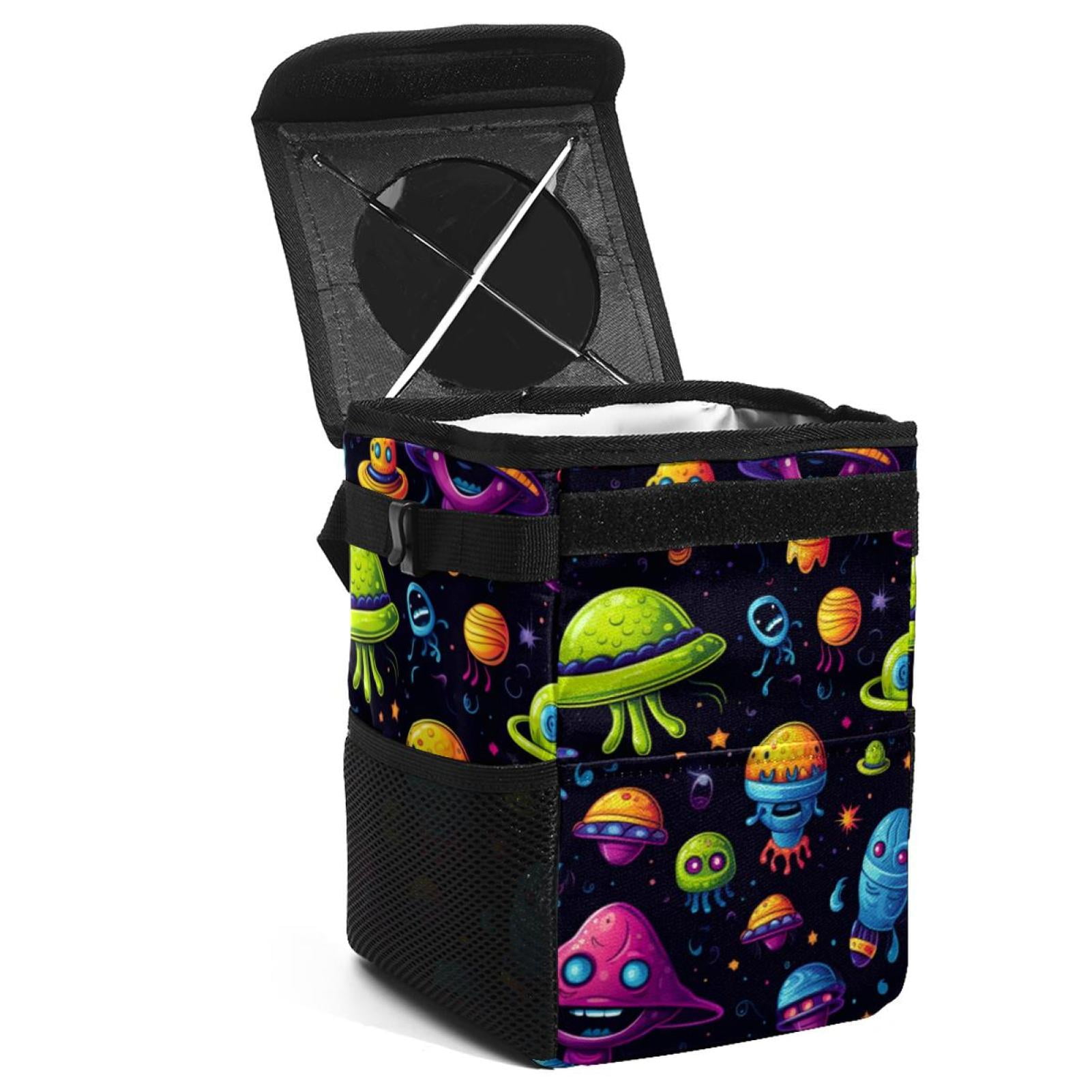 Alien Mini Trash Can Car Trash Bin Trash Can for Car - Foldable, with ...
