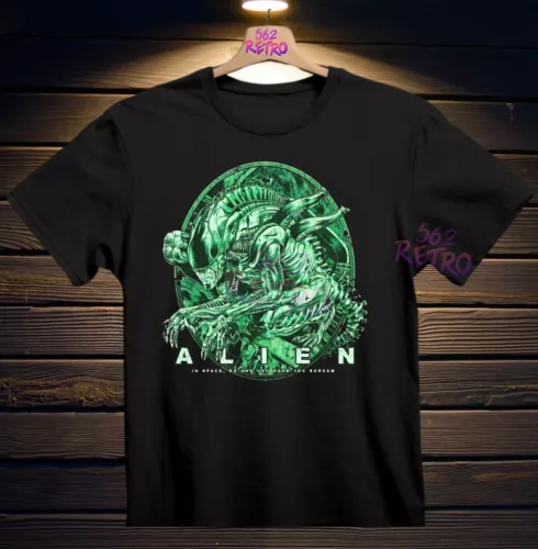 Alien Movie T-Shirt Black S-5Xl In Space No One Can Here You Scream Hot ...