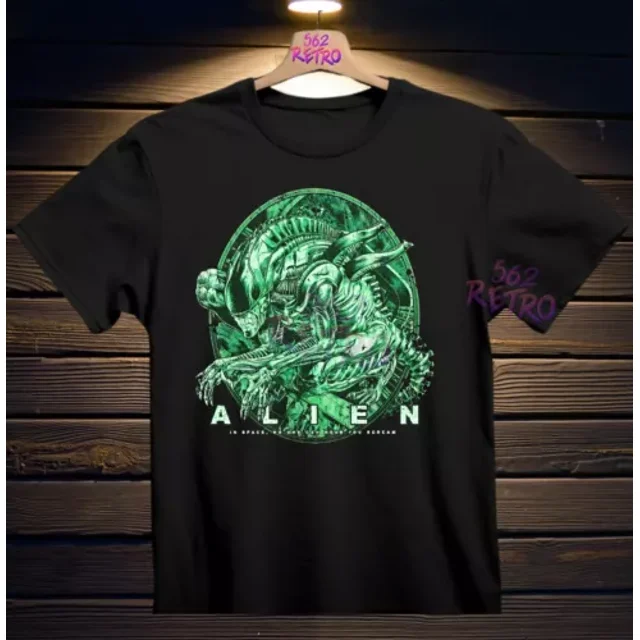 Alien Movie T-Shirt Black S-5Xl In Space No One Can Here You Scream Hot ...