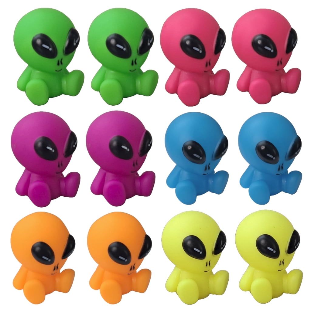 Alien Party Favors For Kids | Outer Space Rubber Bathtub Toys - Great ...