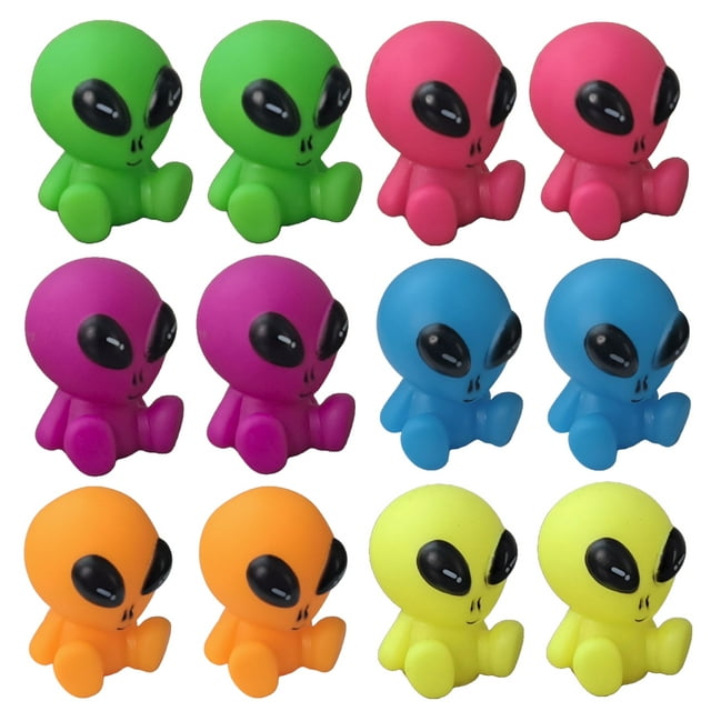 Alien Party Favors For Kids | Outer Space Rubber Bathtub Toys - Great ...