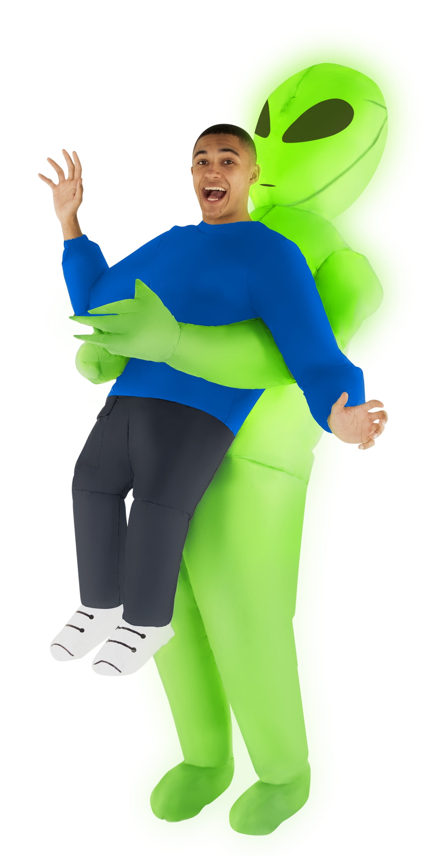 Alien Pick Me Up Inflatable Halloween Costume for Adults, Adult One ...