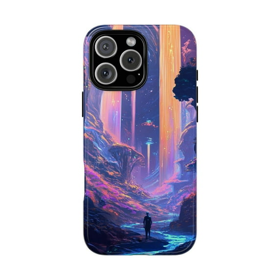 Alien Pillar Forest Exploration Sci Fi Fantasy Landscape Case with ...