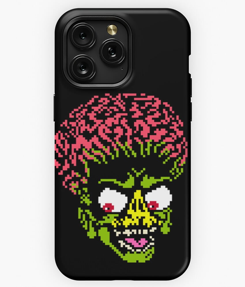 Alien Pixel Art Retro 8-Bit UFO Sci-Fi Graphic A5739 Phone Case for ...
