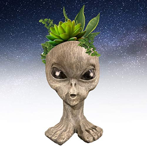 Alien Planter Pot - Roswell Phenomenon - Walmart.com