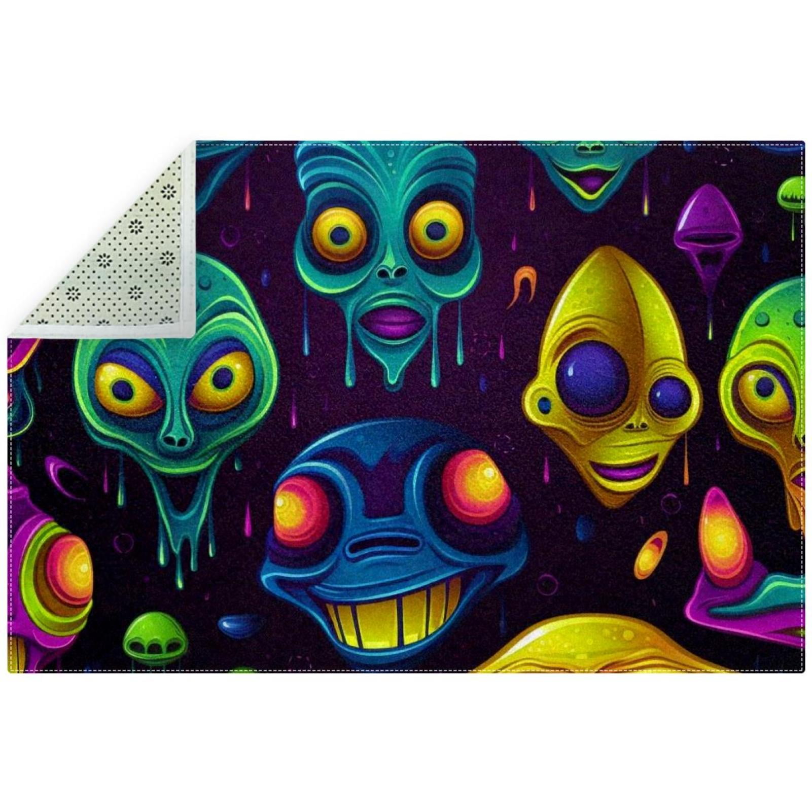 Alien Polyester Chair Mat for Hardwood Floor, Heavy Duty Office Chair ...