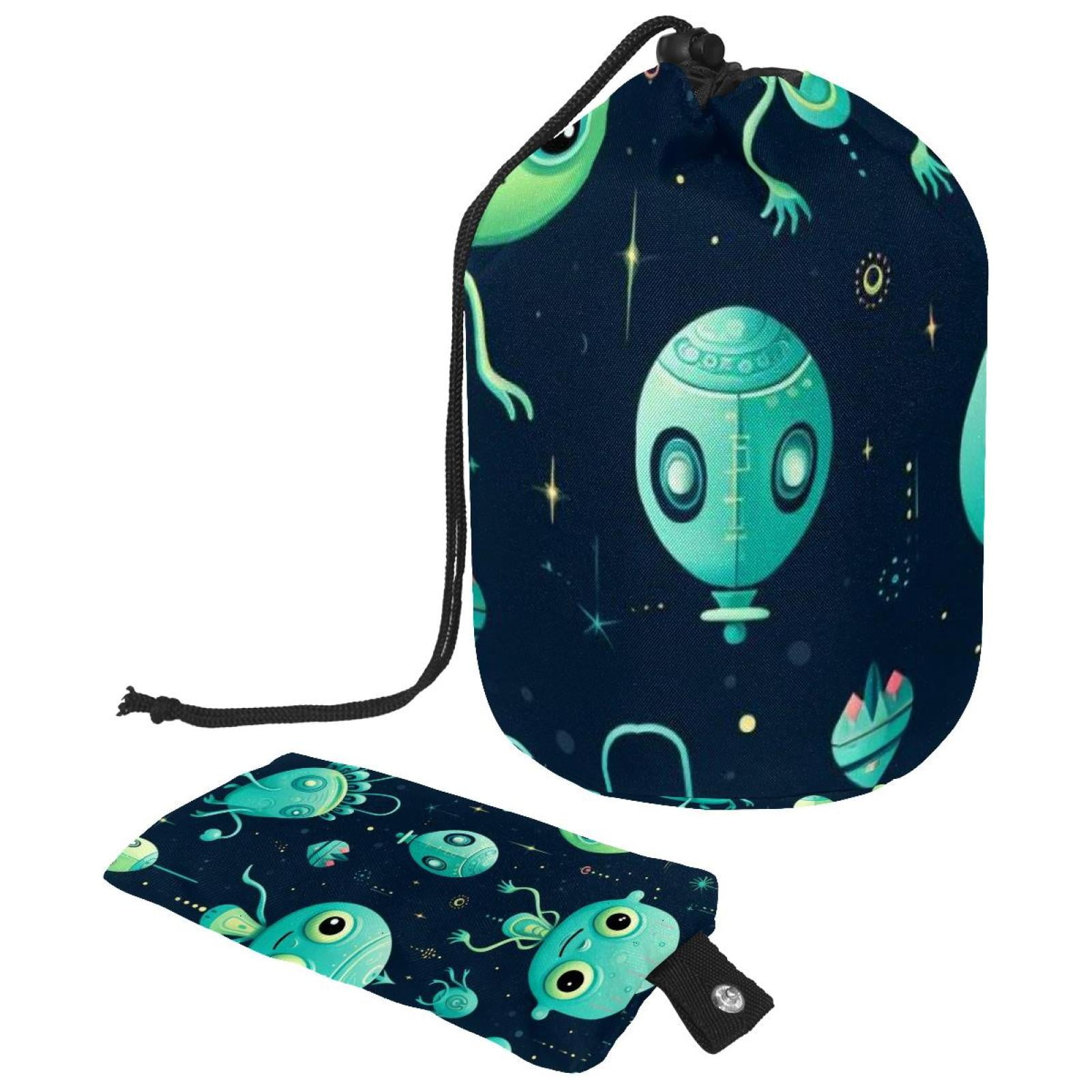 Alien Portable Drawstring Foldable Travel Laundry Bags, Mesh Bag, and ...