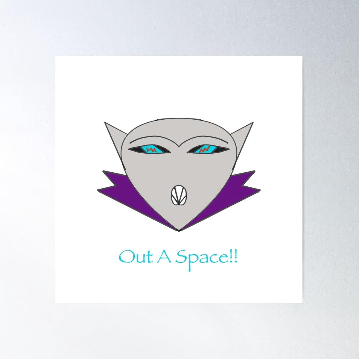 Alien Poster Wall Art, Modern Wall Decor For Living Room Bedroom, 30x30 ...