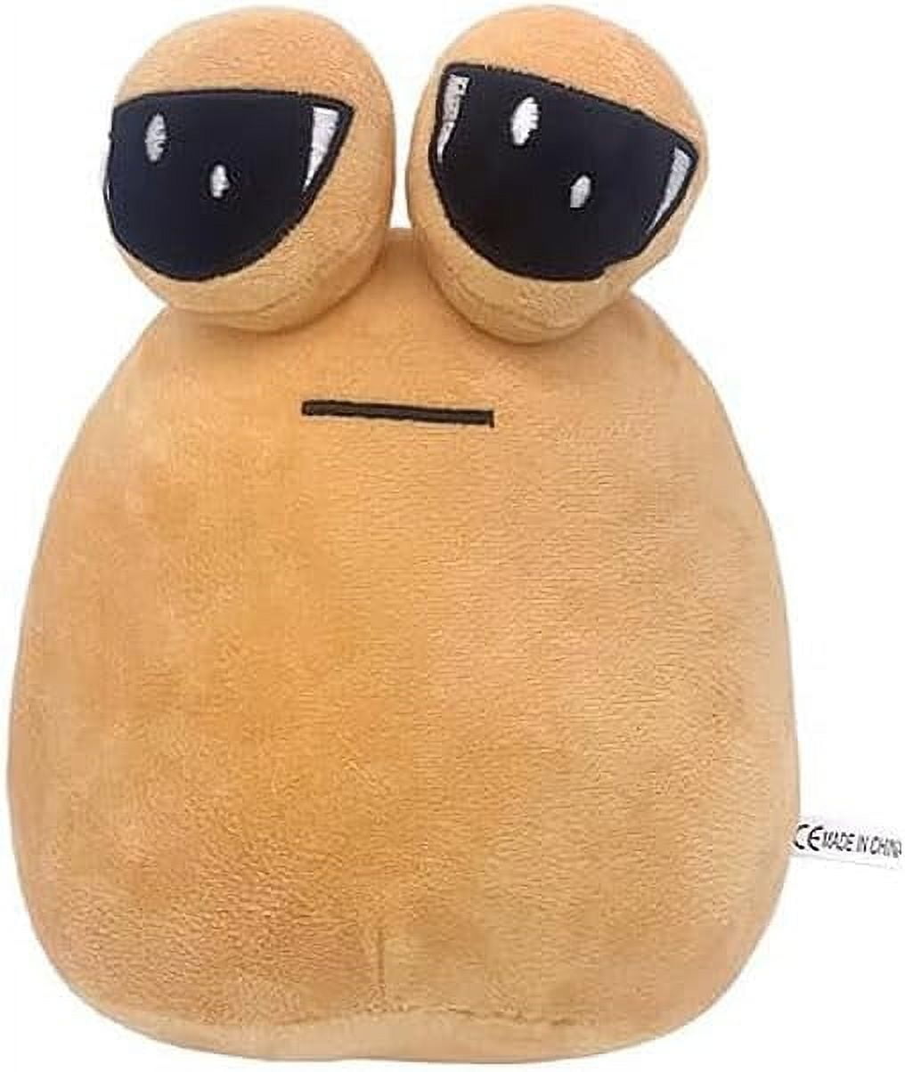 Alien Pou Plush,Alien Pou Plush Toy, Kawaii Sad Pou Stuffed Plush Doll ...