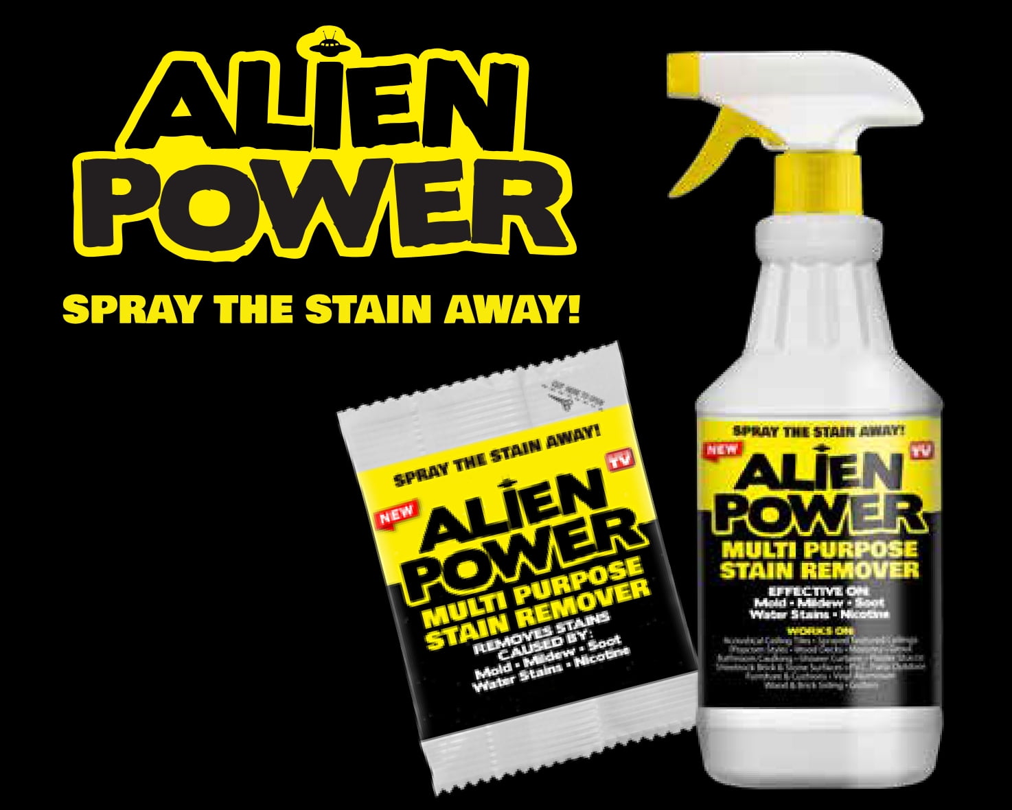 Alien Power Super Concentrated Multi-Purpose Stain Remover Set Mold ...