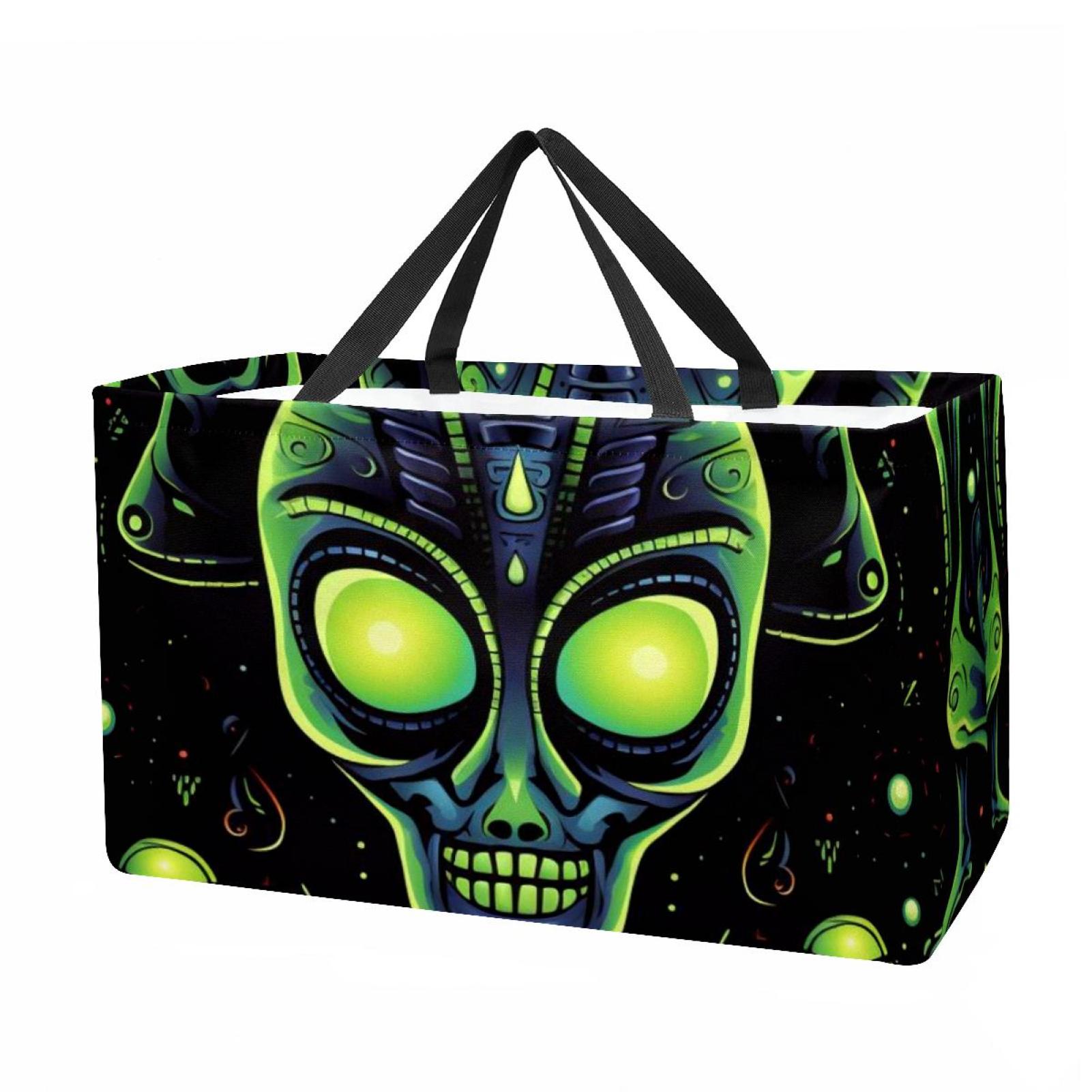 Alien Premium Oxford Cloth Picnic Basket - Reusable, Foldable, Large ...