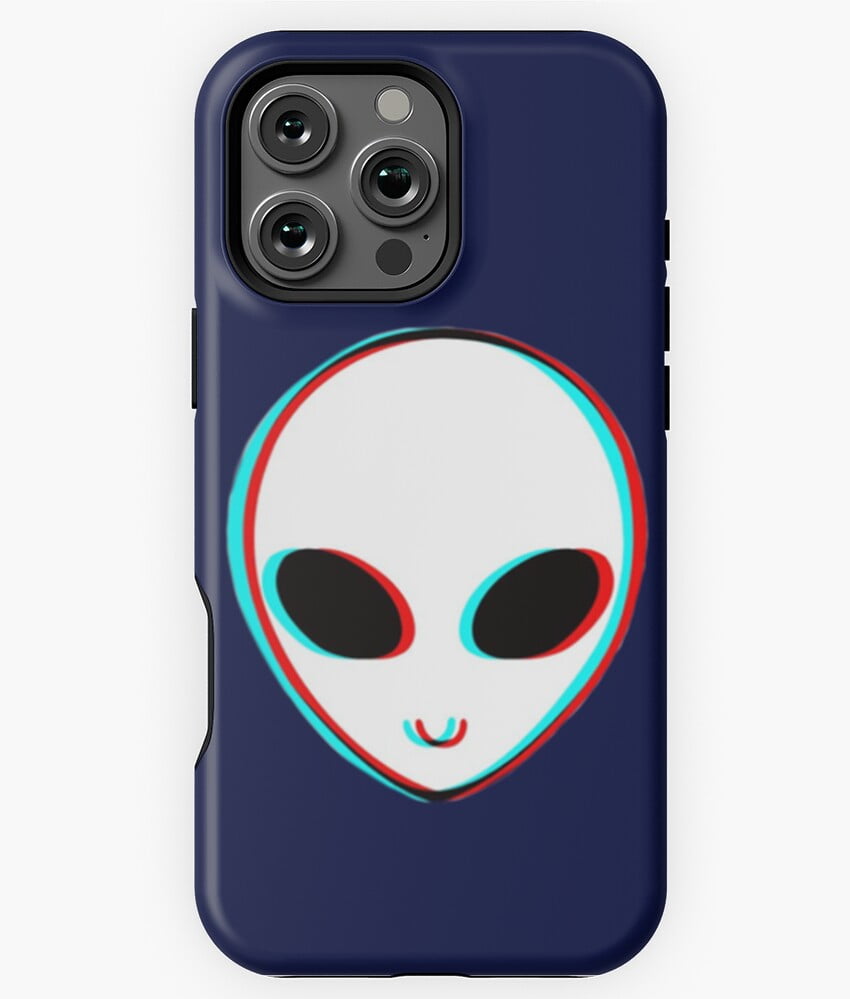 Alien Premium Sci-Fi UFO Design M2075 Phone Case for iPhone 17 16 15 14 ...