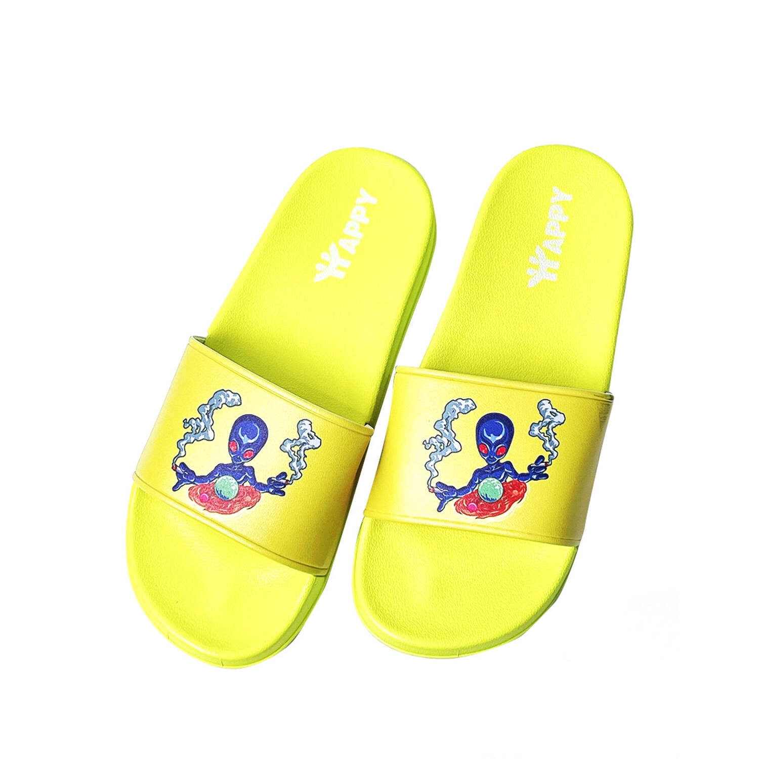 Alien Print Slide Sandals - Walmart.com