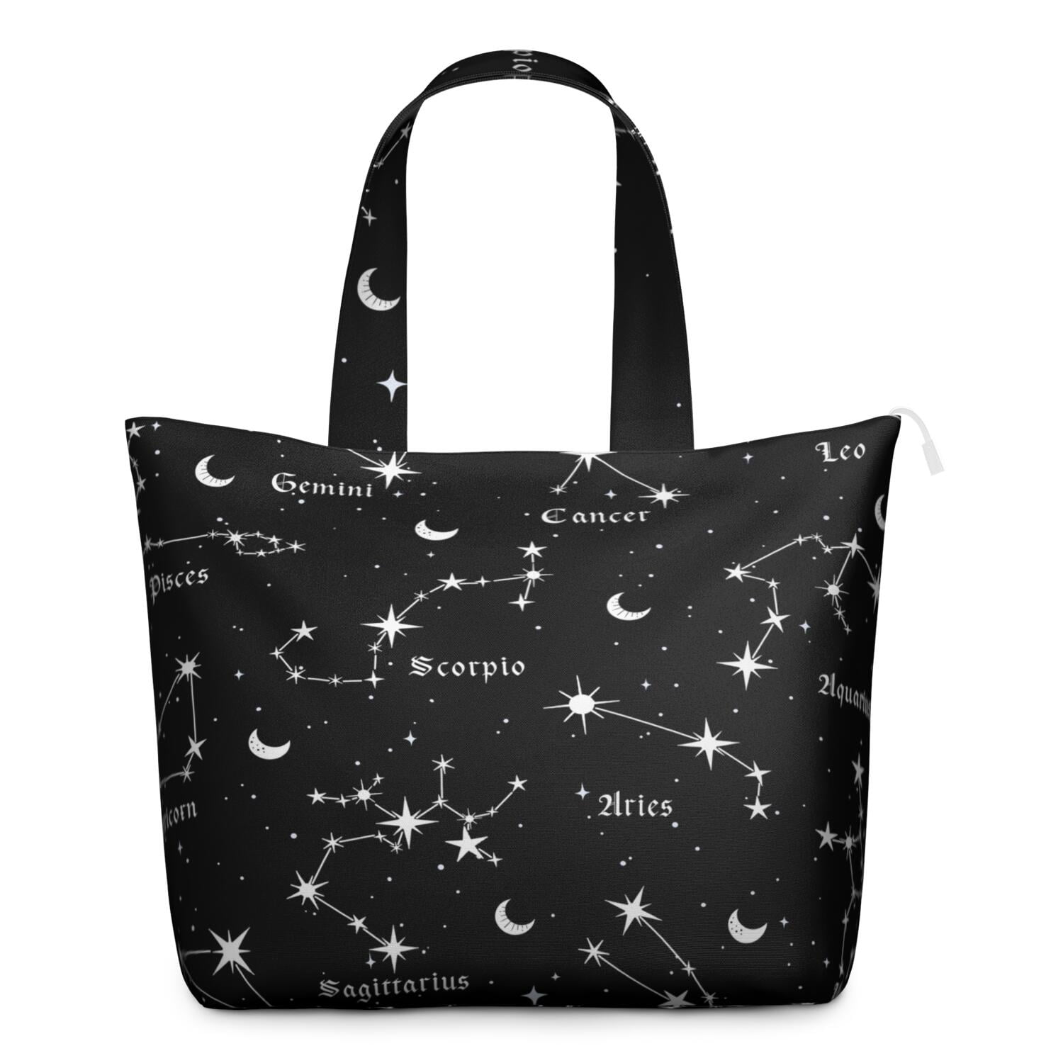 Alien Print Travel Tote - Lightweight Weekender Bag with Interior ...