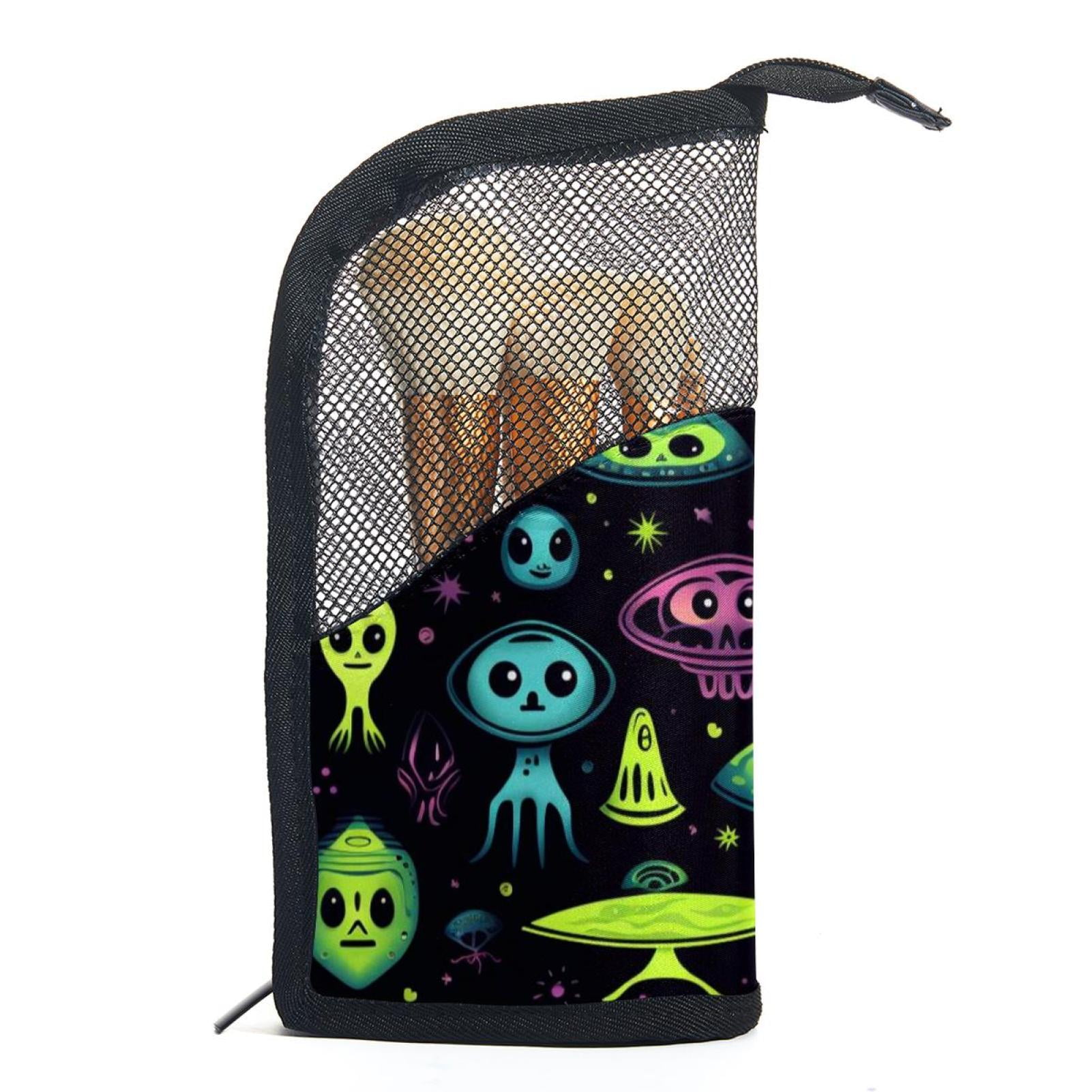 Alien Professional Grade Makeup Brush Organizer and Cosmetic Organize ...