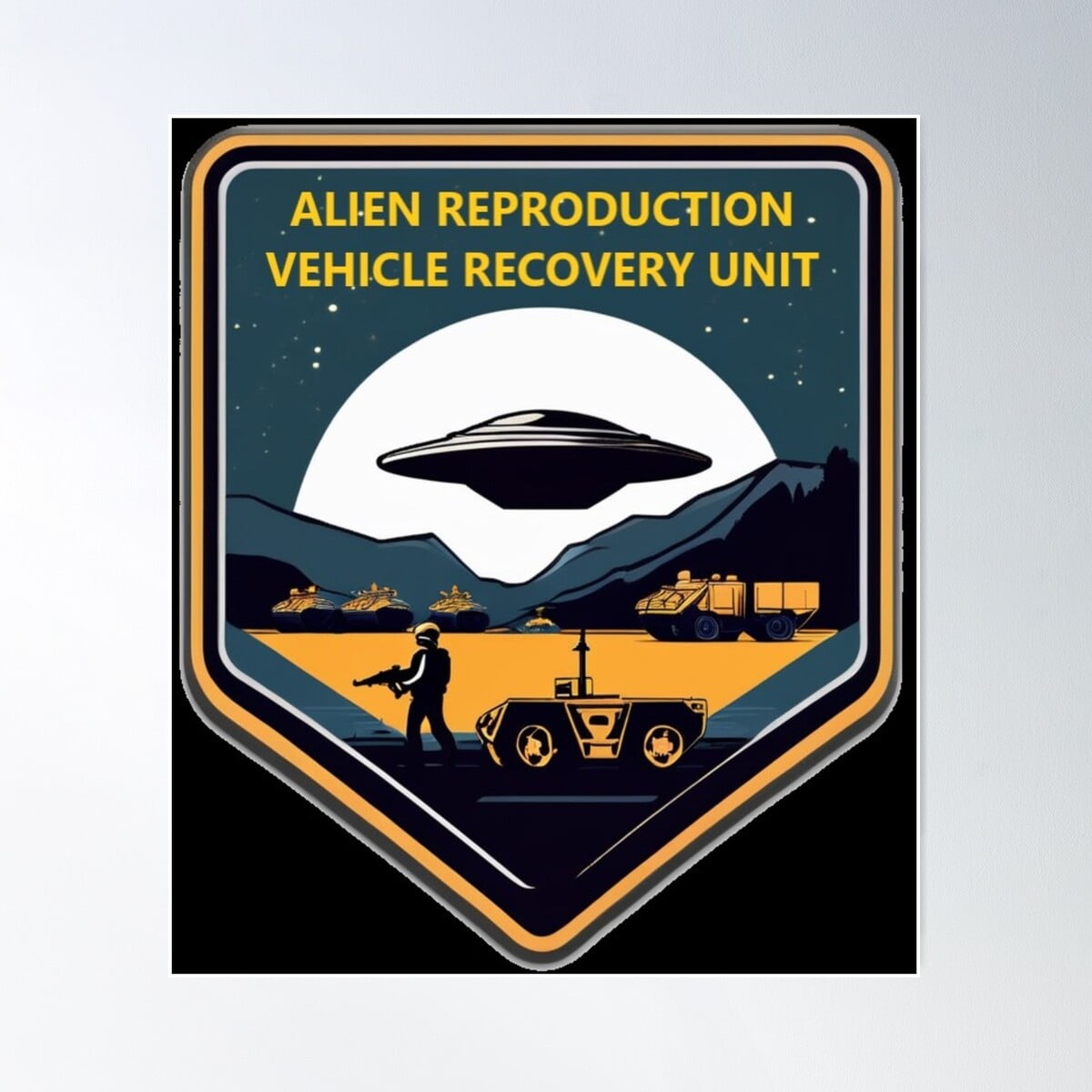 Alien Reproduction Vehicle Recovery Unit Poster Wall Art, Modern Wall ...