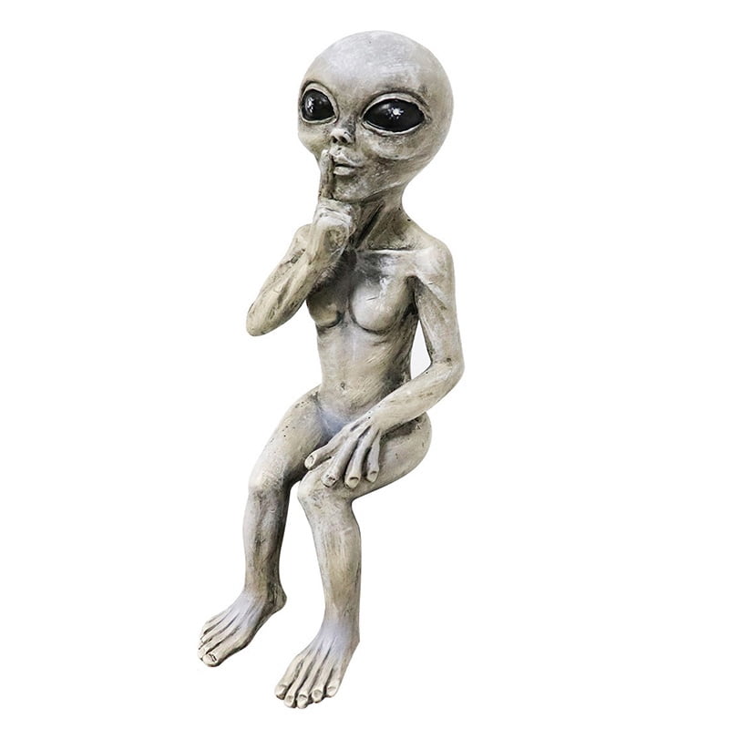 Alien Resin Statue Ornament Alien Garden Sculptures & Statues Yard Best ...