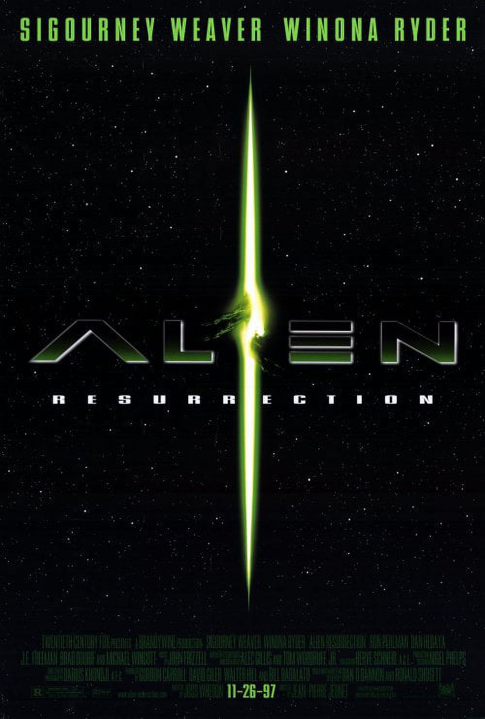 Alien Resurrection - movie POSTER (Style A) (27" x 40") (1997 ...