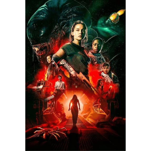 Alien: Romulus (2024) 24x36 Poster - Sci-Fi Horror, Xenomorphs ...