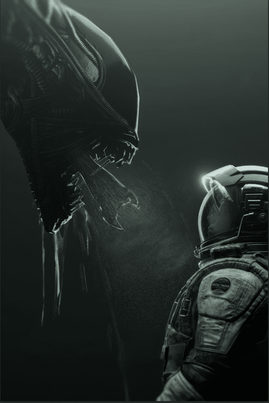 Alien: Romulus (2024) 24x36 Poster - Sci-Fi Horror, Xenomorphs Return ...