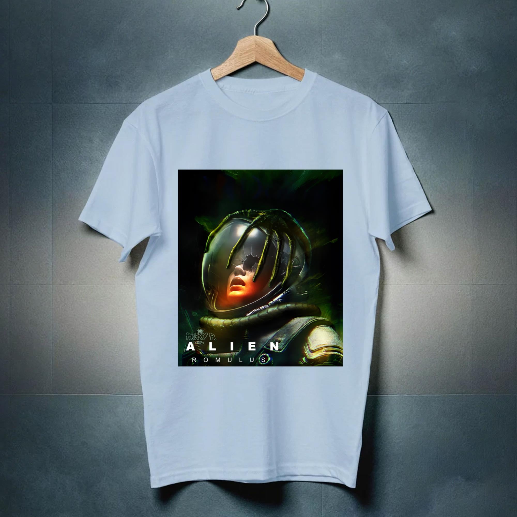 Alien Romulus 2024 By Ricky P T-shirt, Heavy Cotton T-shirt, Size S to ...