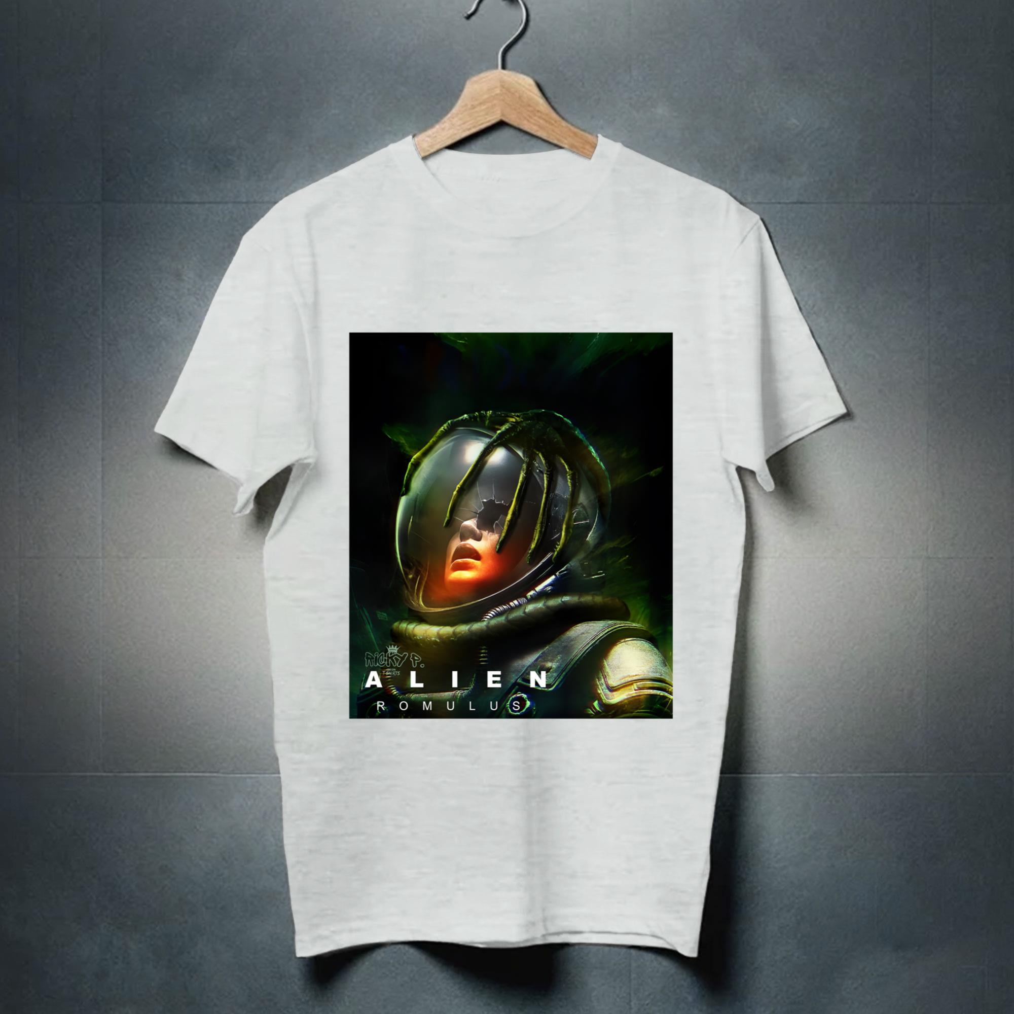 Alien Romulus 2024 By Ricky P T-shirt, Heavy Cotton T-shirt, Size S to ...