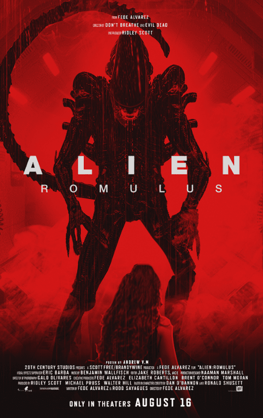 Alien Romulus 2024 Poster 24x36 - Sci-Fi Horror Alien Franchise ...