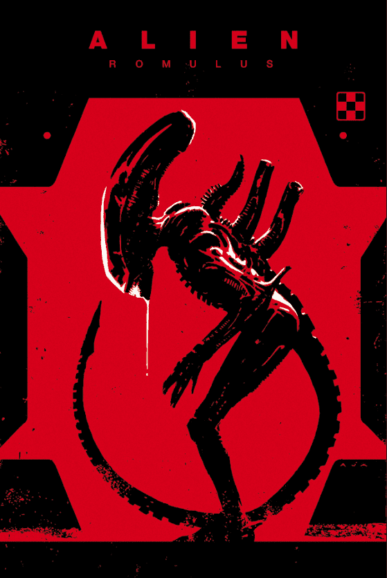 Alien: Romulus (2024) Poster 24x36 - Sci-Fi Horror, Dark Aesthetic ...