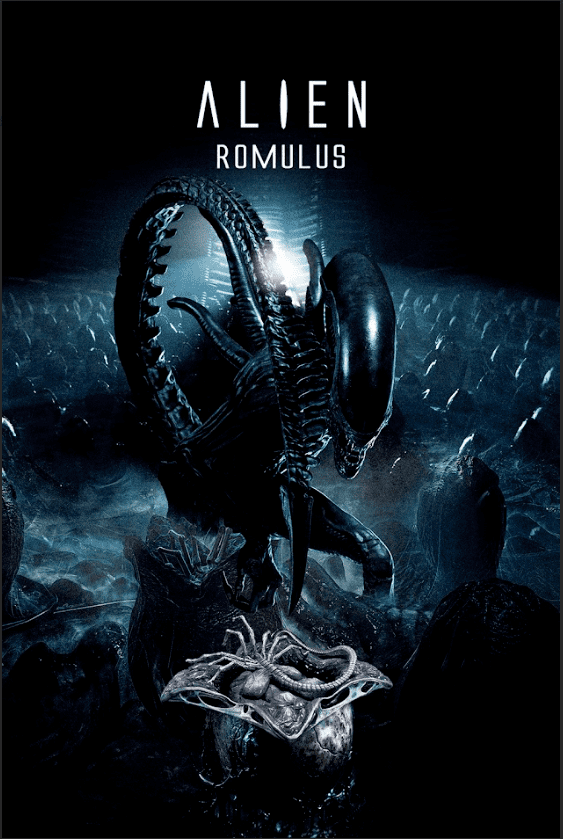 Alien Romulus 2024 Poster 24x36 - Sci-Fi Horror, Xenomorph, Intense ...