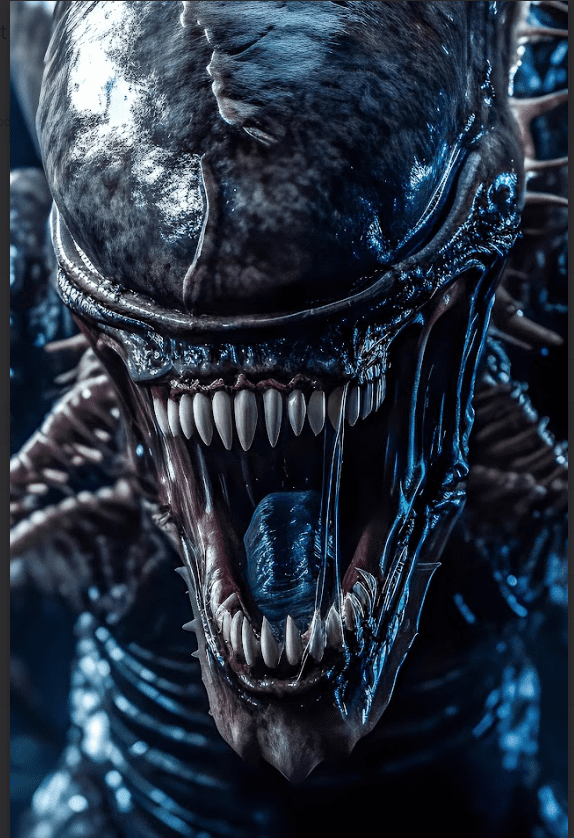 Alien Romulus 2024 Poster 24x36 - Xenomorph Sci-Fi Horror, Intense ...