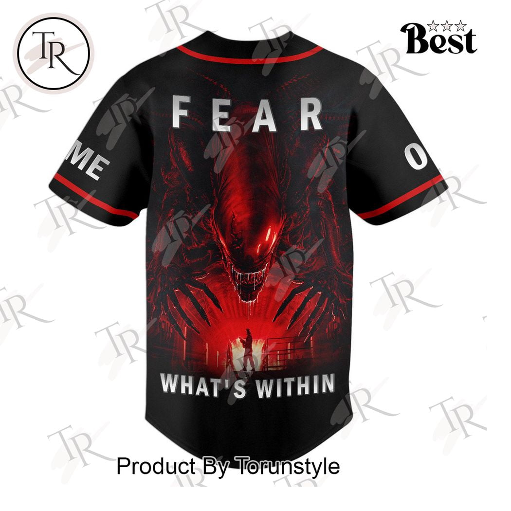 Alien Romulus Fear What's Within Custom Baseball Jersey - Walmart.com