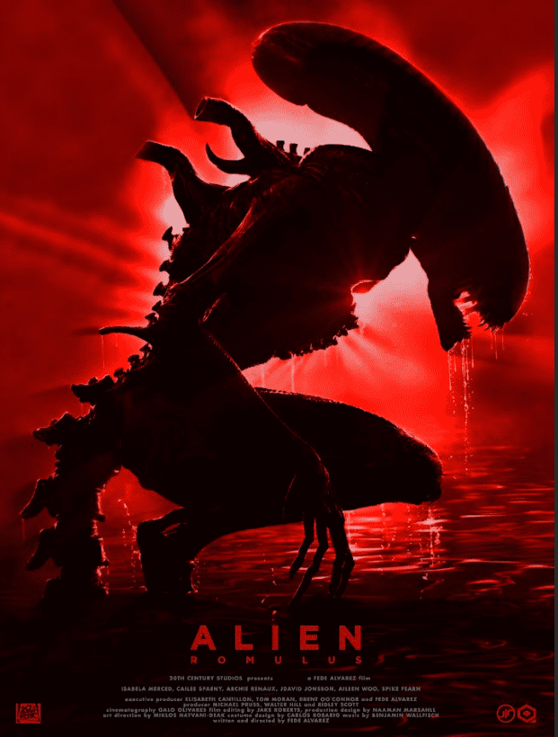Alien Romulus Movie Poster 24x36 Sci-Fi Thriller Action Horror 2023 ...
